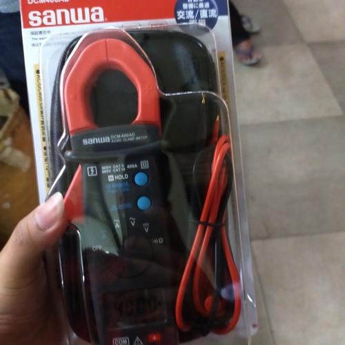 Jual Sanwa DCM400AD/DCM 400AD Tang Amper Clamp Amper Digital 400A, AC ...