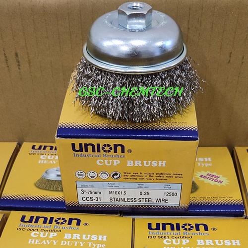 Jual Union Cup Brush Stainless Steel Wire CCS-31 3" (75MM) Sikat ...