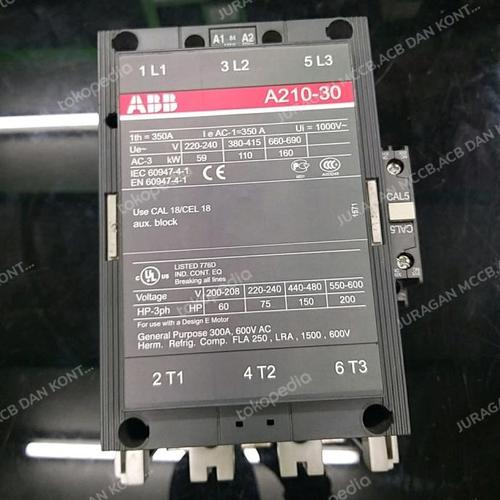Jual Kontaktor A210-30 350A 220Vac Abb - Jakarta Barat - Mitra ...