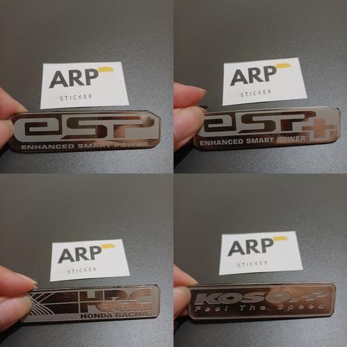 Jual EMBLEM FILTER HONDA ESP ESP+ HRC KOSO STAINLESS - Esp+ - Jakarta ...