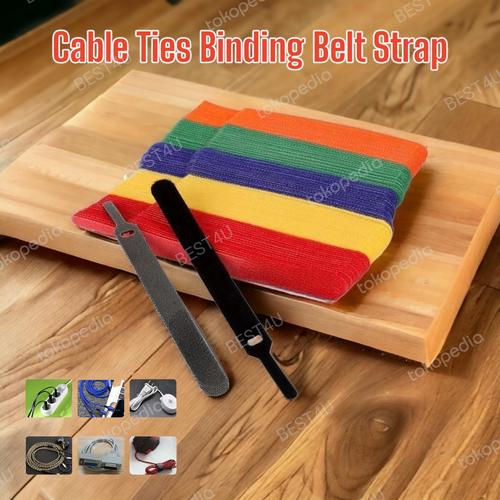 Jual Strap Cable Ties Binding Belt Organizer - Pengikat Kabel Serbaguna ...