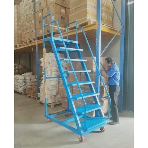Jual Tangga Dorong . Rolling Ladders . Mobile Stairs . Tangga Gudang ...