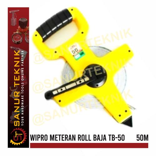 Jual WIPRO TB-50 TB50 TB 50 Steel Roll Meter / Meteran Roll Baja 50M ...