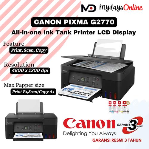 Jual Canon PIXMA G2770 All In One Ink Tank Printer with LCD Display ...