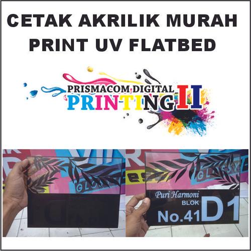 Jual CETAK AKRILIK MURAH CUSTOM CETAK UV FLATBET - custom ukuran, CMYK+WWWW - Jakarta Timur ...