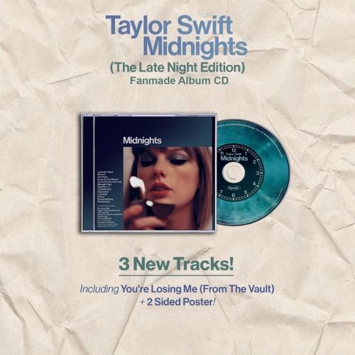 Jual TAYLOR SWIFT - MIDNIGHTS THE LATE NIGHT EDITION FANMADE CD ALBUM ...