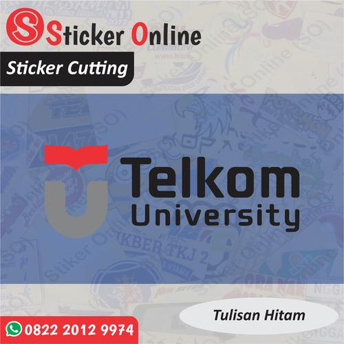 Jual Stiker Universitas Telkom | Sticker Cutting University Telkom ...
