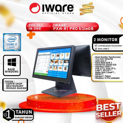Promo Pos All In One Touchscreen Pos System Iware PXW-R1PRO 8/256GB i7 ...