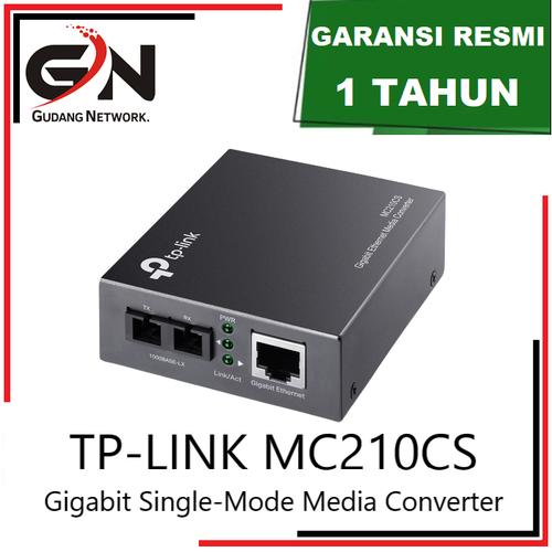 Jual TP-LINK MC210CS Gigabit Ethernet Media Converter RJ-45 To Fiber Optic - Jakarta Pusat ...