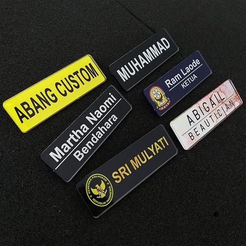 Jual Pin Akrilik Pin Nama Name Tag BISA SATUAN 1 HARI JADI - Kab ...