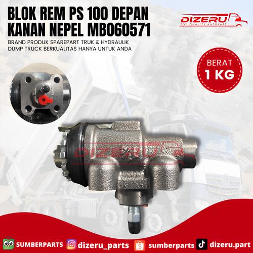 Jual BLOK REM PS100 DEPAN KANAN NEPEL MB060571 - Jakarta Barat ...