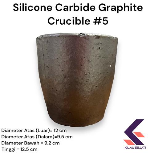 Jual Crucible grafid tungku kowi untuk lebur tembaga kuningan 5 kg ...