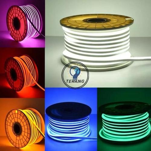 Jual LAMPU LED NEON FLEX SELANG 220V METERAN FLEXIBLE SIGN STRIP ...