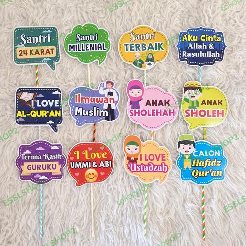 Jual Acc Photobooth Anak Santri/ Photo Props Anak Sholeh/ Aksesoris ...
