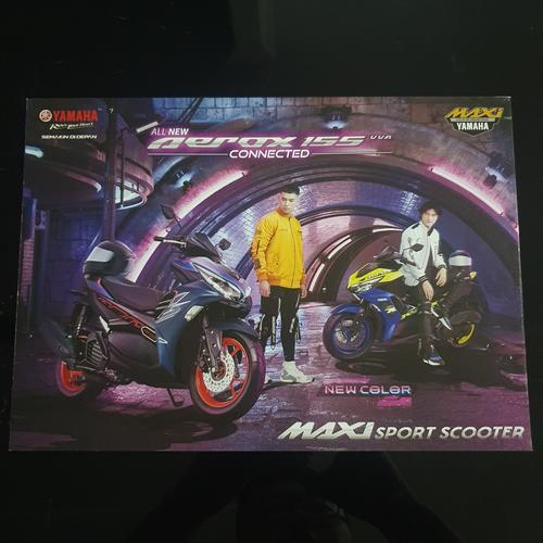 Jual Brosur Yamaha Aerox 155 Connected ( leaflet ) - Kota Semarang ...