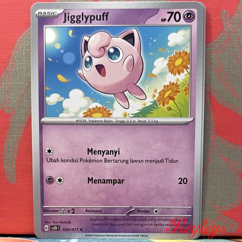 Jual Pokemon Letusan Tanah SV2D - 026 Jigglypuff - Jakarta Utara ...