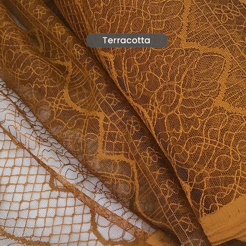 Jual Kain Brokat Tile Salur Motif Sweet Chantily Kain Kebaya Brokat ...