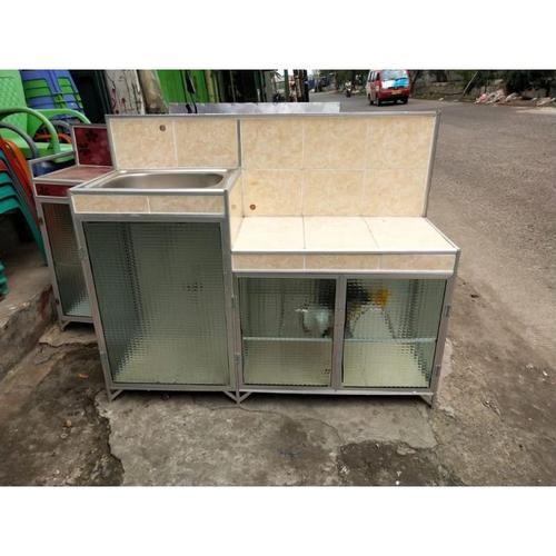 Jual RAK KOMPOR MEJA CUCI PIRING MEJA KOMPOR 3 PINTU RAK CUCI PIRING ...