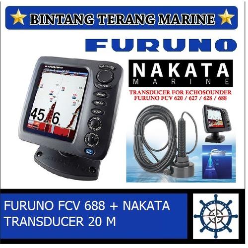 Jual Furuno Fishfinder FCV688 FCV 688 dengan TRANSDUCER NAKATA 20 Meter - Jakarta Utara ...