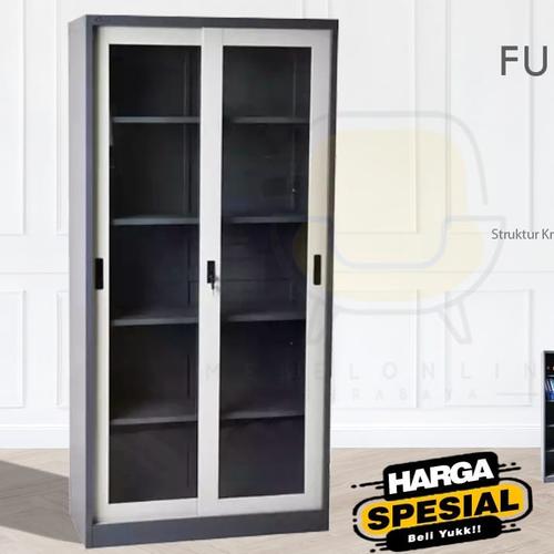 Jual LEMARI ARSIP SLIDING LEMARI BUKU SLIDING RAK BUKU BESI LEMARI BESI ...