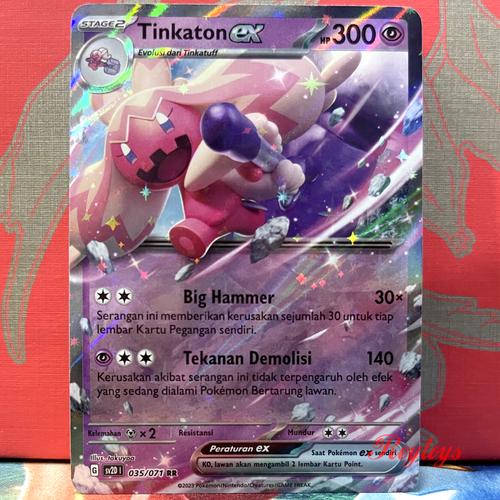 Jual Pokemon ID SV2D Letusan Tanah - 035 Tinkaton EX RR - Jakarta Utara ...