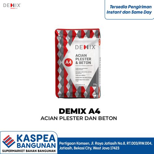 Jual DEMIX A4 MORTAR PLESTER, ACIAN PLESTER & BETON 25KG - Kota Bekasi ...