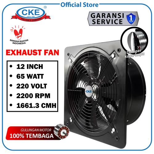 Jual Exhaust fan Dinding 12 Inch Booster Fan Wall Duct Fan Kipas ...