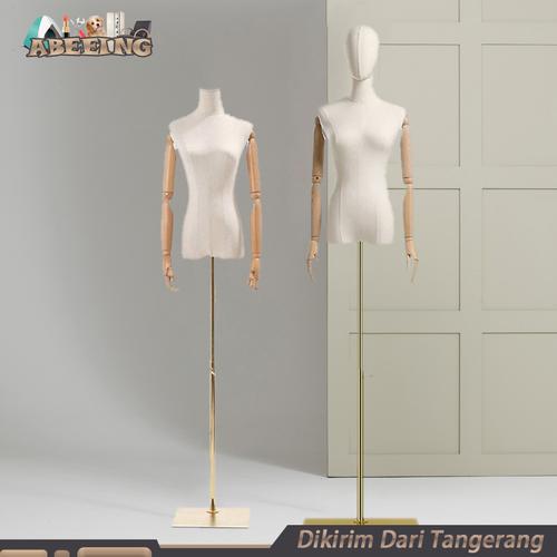 Jual Patung Manekin Wanita Full Body Set Tangan Robot Kaki Plat Besi ...
