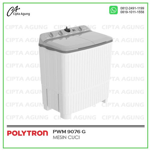 Jual MESIN CUCI 2 TABUNG 9 KG POLYTRON PWM 9076 [BDG] - Grey (Y) - Kota ...