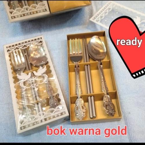 Jual sendok garpu sumpit set kemasan mika & box - box - Kota Bandung ...