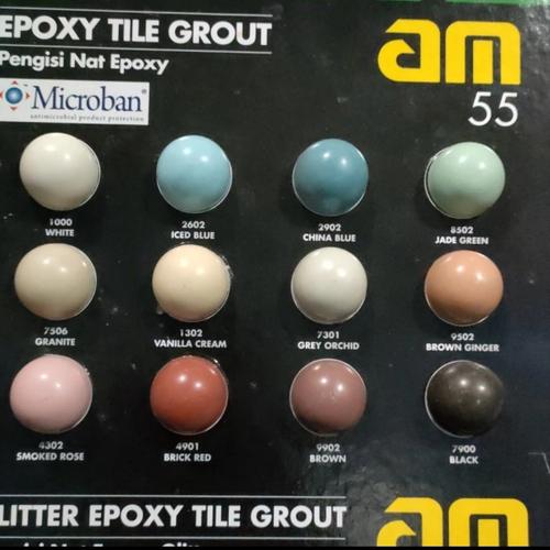 Jual epoxy tile grout pengisi nat epoxy AM 55 warna granite (1KG) SET ...