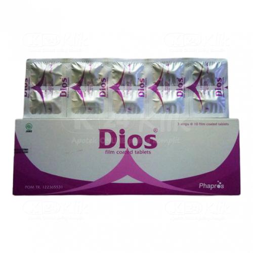 Jual DIOS PER BOX ISI 30 TABLET - Kota Bekasi - NABABE FARMASI | Tokopedia