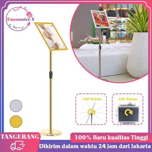 Jual Standing Frame A4 Stainless Frame Display Promo Standing Sign ...