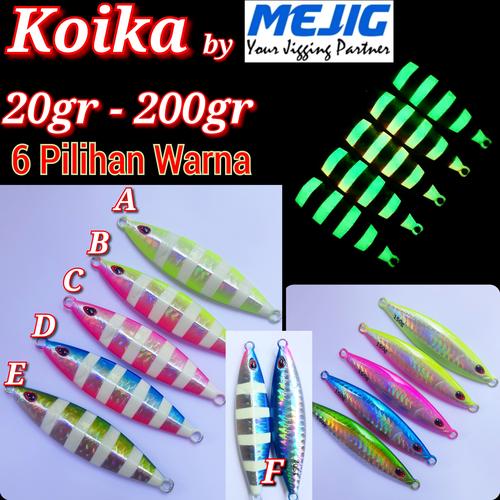 Jual Metal Jig Koika 20gr 30gr 40gr 60gr 80gr 100gr 150gr 200gr Copy ...