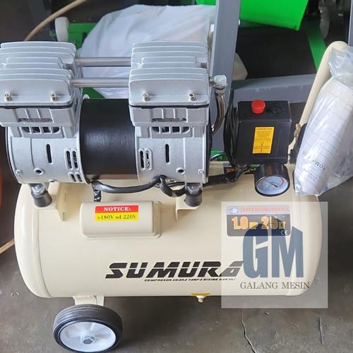 Jual Kompresor Angin Mini SUMURA Portable Air Compressor 1 HP 25 L ...