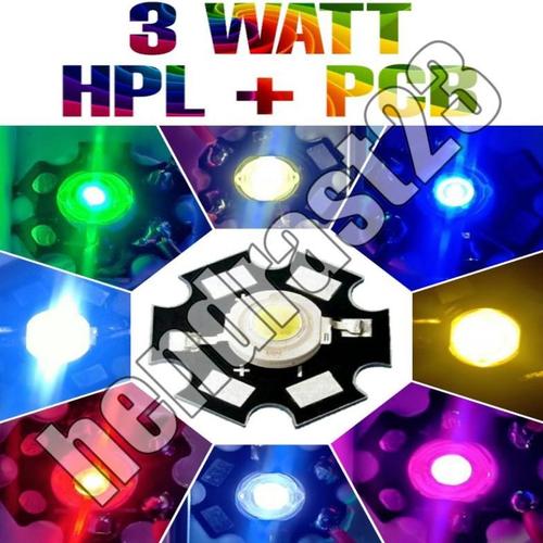 Jual LED HPL 3W / LED HPL UV / LED HPL / LED HPL + PCB / LED HPL 3 W ...