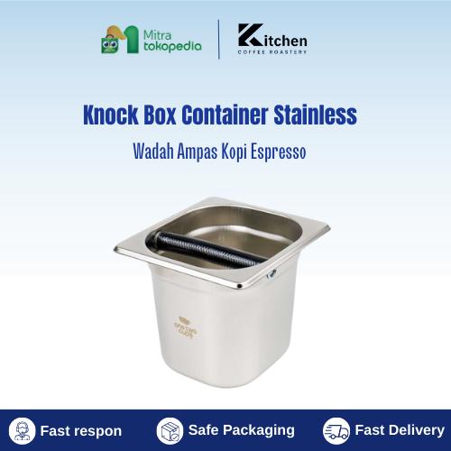 Jual Wadah Ampas Kopi Stainless Knock Box Container Coffee15cm - L ...