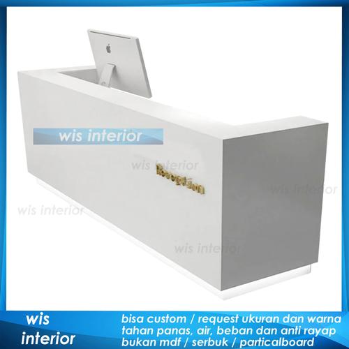 Jual MEJA KASIR MINIMALIS SIMPLE DESIGN - 240CM - Kab. Bekasi - wis ...