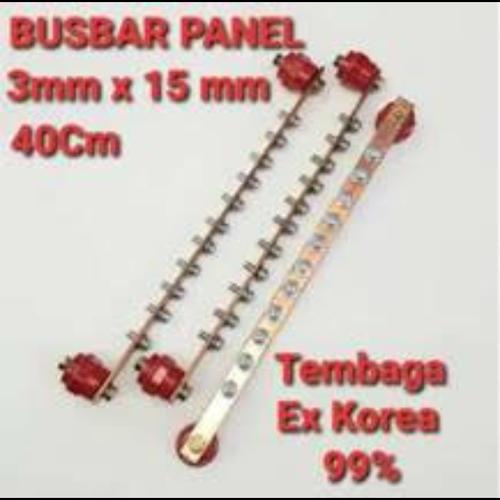 Jual busbar panel arde 3 mm x 15 mm x 400 mm lubang 13 lubang ...