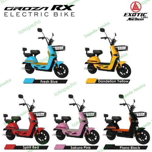 Jual Sepeda Motor Listrik Exotic Groza RX 500 watt by Pacific Electric ...