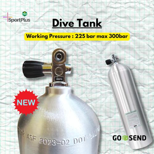 Jual Tabung Diving Selam PCP Scuba Tank Alumunium 80 Cuft 11 Liter ...