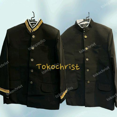 Jual baju basofi beskap hitam dewasa jumbo adat jawa sunda premium ...