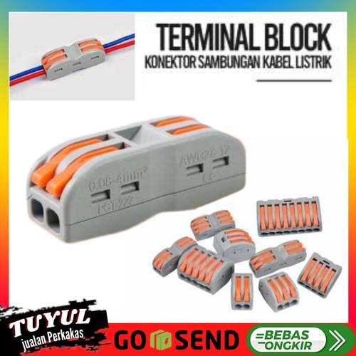 Jual Guillermo Terminal Paralel 3 Line Konektor Jalur Kabel Sambungan ...