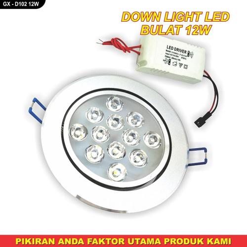 Jual ELECTRIC Lampu Downlight LED bulat 1W/3W/5W/7W Lampu Spotlight 1/3 ...
