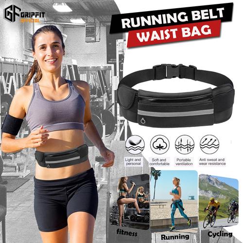 Promo Tas Pinggang Jogging Running Belt Waterproof Waist Belt Pouch ...