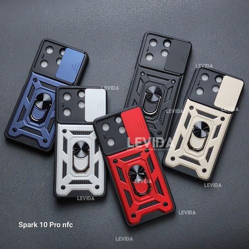 Jual Tecno Spark 10 Pro Nfc Case Robot Transformer Slide Kamera Protector Hitam Jakarta