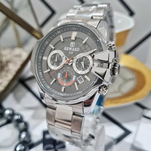 Jual REWARD Grandiose Jam Tangan Pria Original Analog Chrono Metalik ...