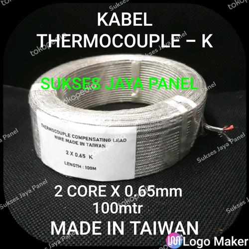 Jual kabel thermocouple type k (100mtr) 2x0.65 made in taiwan - Jakarta ...