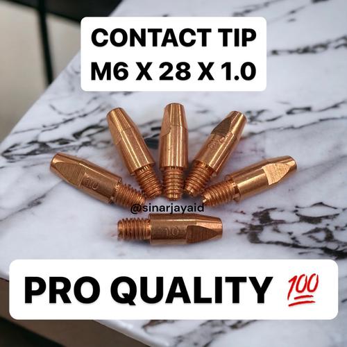 Jual Contact Tip 1.0x28mm Kontak Tip M6x28x1.0mm MB24KD MB-24 - Jakarta ...