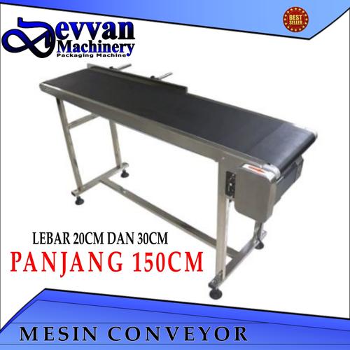 Jual Mesin Conveyor Belt 30CM Berjalan Adjustable Speed Stainless Steel ...
